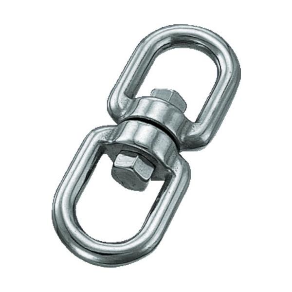 商品画像はイメージ画像です。実際とは異なる場合がございます。 ■特徴 回転するのでねじれを取り除きます。  ■用途 中心部分が回転し、よりとりとして。  ■材質 ステンレス（SUS304） ●使用荷重(kN):8.82 ●L1(mm):15...