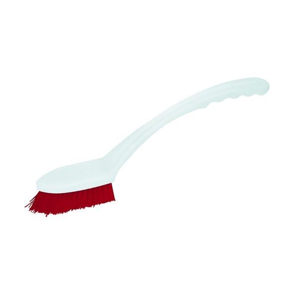 ■特徴 カラーによる区域管理などができるＨＡＣＣＰに対応しています。 手の届きにくい場所の洗浄用ブラシです。 毛は抜けにくく熱に強いため、衛生管理が必要な場所での使用に適しています。 グリップ角度を湾曲形状にすることにより、容器や洗浄箇所の...