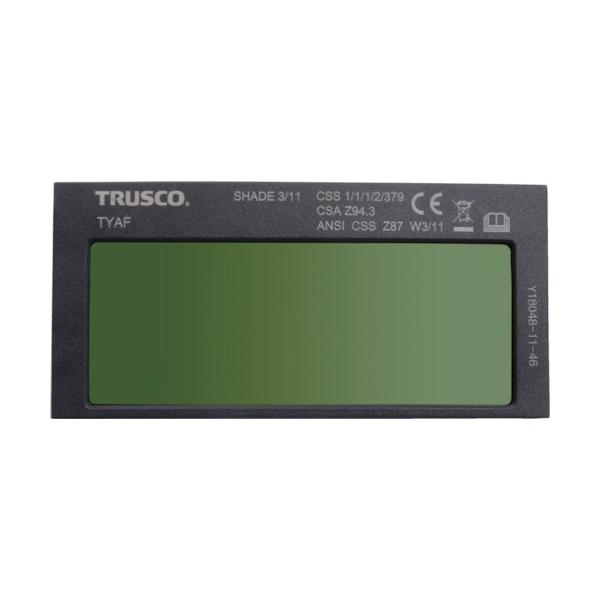 ■特徴 手持ち溶接面が、簡単に、液晶面としてご使用いただけます。 遮光前＃３、遮光後＃10(TYAF-10)、＃11(TYAF)に自動で切り替わります。  ■用途 アーク溶接に。  ■仕様 電源：太陽電池・リチウム電池 適合機種：HS、TP...