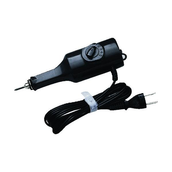 ■特徴 ボディーはナイロン樹脂を使用しています。 振動により文字を刻字します。 鉄・アルミニウム・真鍮・銅・プラスチック・ガラス・石・木など各種材質に彫刻できます。 バイブレペンの芯はφ3.4mmです。 AC100Vを駆動源として鉄・非鉄金...