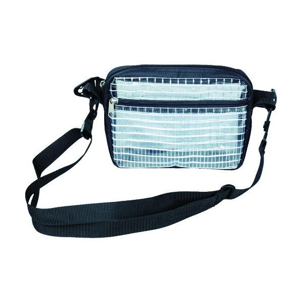 ■特徴 中身が確認しやすいクリアタイプです。 中にポケット付です。  ■用途 備品の収納や持ち運びに。  ■仕様 肩・腰ベルト両用  ■材質 本体：塩化ビニール樹脂（ＰＶＣ） ひも：ポリエステル  ■注意点 クリーンパックではありません。 ...