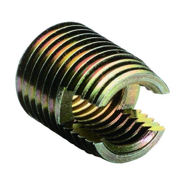 商品画像はイメージ画像です。実際とは異なる場合がございます。 ■特徴 エンザート［［Ｒ下］］は直タップではめねじ破壊が起こり易い樹脂やアルミ等に使用出来る作業性の良いインサートナットです。 割溝又は三つ穴形状の切刃を持ち、自身の刃で相手材を...