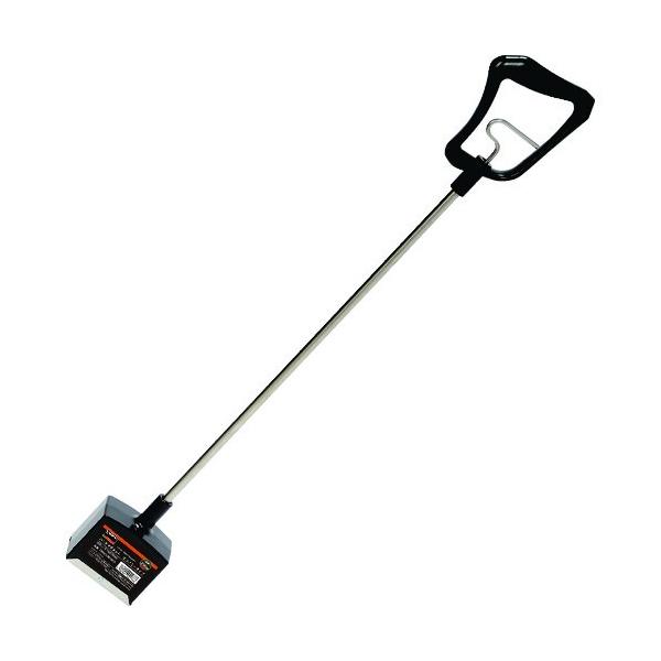 ■特徴 手元のレバー（引き金）操作で脱着が簡単にできます。 レバーを引張ると吸着物が落ちますので手がよごれません。  ■用途 床に散乱したり、粉体中に混入した鉄片の回収作業に。  ■材質 マグネット:フェライト磁石 本体:ABS樹脂 吸着面...