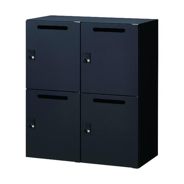 ■特徴 フリーアドレスの職場などで個人の荷物の管理ができます。 投入口付ですので、鍵を開けずに個人宛の郵便物などを受け取ることが可能です。  ■仕様 色：ブラック 連結用ビス付  ■材質 スチール（メラミン焼付塗装）  ■注意点 ベース（U...