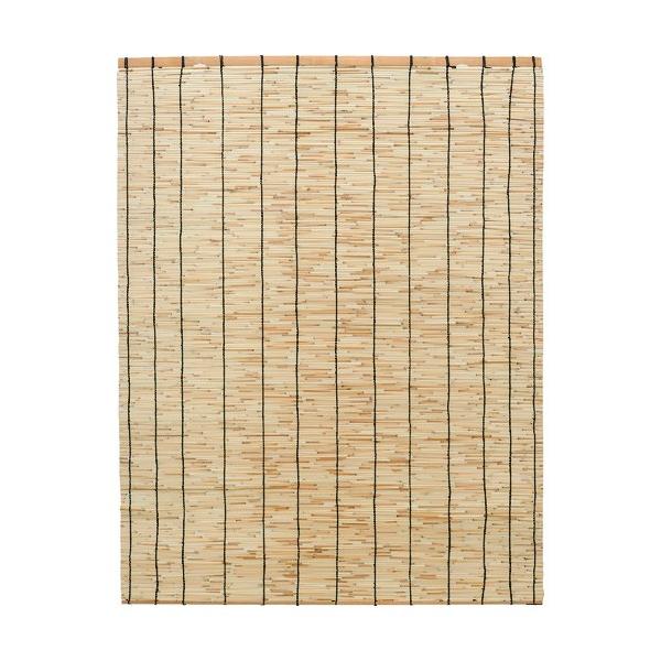 ■特徴 昔ながらの簾（すだれ）です。 事務所の窓などに吊り下げれば遮熱効果や遮光効果があり省エネにも効果があります。 外から室内が見えにくくなりプライバシーの保護にも役立ちます。  ■用途 工場や事務所での遮光・遮熱に。  ■仕様 五八間用...