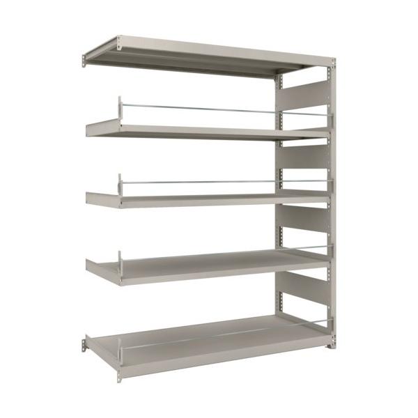 【特徴】 ●本体の転倒防止用金具と荷物の落下防止用に回転式のバーを備えた災害備蓄ラックです。 ●棚板の位置を56mmピッチで調整できるため、備蓄品に合わせて細かく高さが変更ができます。 ●高さ、奥行が同じであれば支柱を兼用して連結することで...