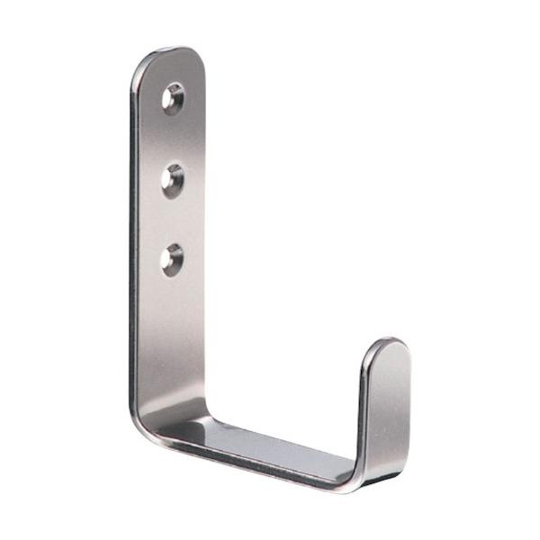 ■特徴 多用途に使用できるステンレス製フックです。  ■用途 各種施設、工場内設備、作業現場に。  ■付属品 十字穴付き丸サラタッピンねじＡ４×２５（ステンレス鋼）  ■材質 ステンレス（SUS304） 表面処理：ソフトミラー   【入数】...