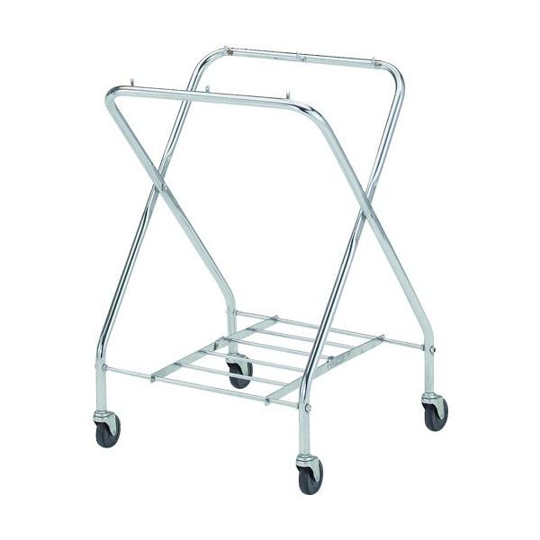 ■特徴 ナイロン製で外側はっ水処理をした袋を使用しています。  ■用途 工場・オフィスや各公共施設でのゴミ回収などに。  ■仕様 折りたたみタイプ 最大積載量：30kg  ■材質 フレーム:スチール キャスター:ゴム製（75mm）自在×4 ...