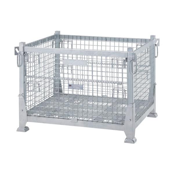 ■特徴 吊り金具付きで安全に資材の吊り上げ、運搬、積み下ろしが可能です。 開閉部はコイルを使用し開閉操作は簡単です。 メッシュ構造で強度に優れています。 立体格納による所要空間の節減と折りたたみによる保管スペースの有効利用ができます。 バラ...