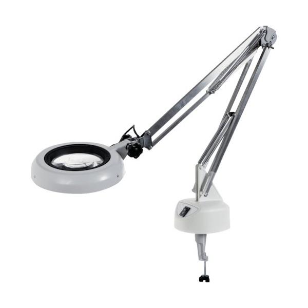 ■特徴 設置スペースの少ないフリーアーム式です。 待機電力は０Wです。 透明な光学ガラス製レンズを使用しています。 倍率は使い勝手の良い低倍率に設定して有ります。 信頼の日本製です。 広い視野により一度に多数の検査が可能です。  ■用途 金...