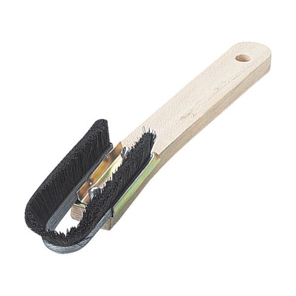 ■特徴 6U型の2行タイプです。  ■用途 研磨、バリ取りなど。  ■仕様 チャンネルブラシ U2型 ●毛材:豚毛 ●行数(行):2 ●線径(mm):- ●植付(mm):75 ●毛丈(mm):15 ●全長(mm):230 ●厚み(mm):2...