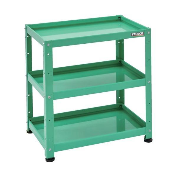 ■特徴 据え置きがメインの現場向けに車輪の代わりにアジャスターを取り付けました。 アングル支柱に突起を出し、棚板を固定することにより縦横のゆれを軽減します。 棚板は皿型・フラット型の表裏両面使用できます。 棚板の組付けは、内側にフランジ付ナ...