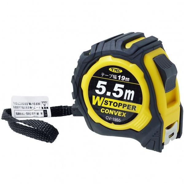 ●長さ測定に。 ●長さ測定に。 ●家具や家電、カーテン等を準備する際の測定に。 ●本体サイズ:80×75×45mm ●テープ長:5.5m ●テープ幅:19mm ●生産国:中国   【入数】 1個 CV1955