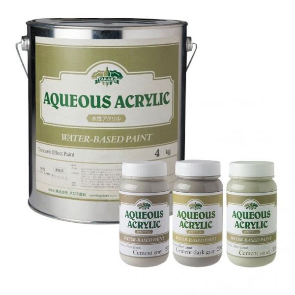 コンクリートエフェクトペイント(ザラザラセット)は、本物のコンクリートに照らし合わせて色を作った、タカラ塗料オリジナルの水性塗料です。 ブロックのようなザラザラの質感を表現できます。  4色の塗料を塗り重ねてコンクリートブロックのような模様...