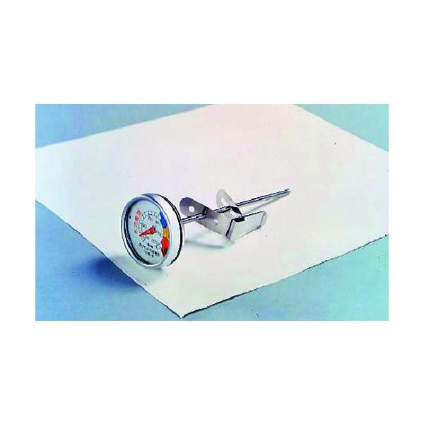 ●温度管理が決め手の揚げ物料理の必需品。 ●鍋に取り付けワンタッチの金具付。 ●色:クロム ●主な材質:ケース:アルミニウム、感熱棒:SUS、ガラス:耐熱ガラス ●主な付属品:なし ●温度表示範囲:20 〜 220 ℃ ●温度最小表示:5 ...