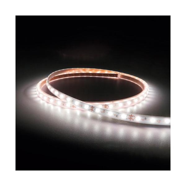 ■特長 ＤＣ２４Ｖテープライトです。 品質安定性の高い日亜化学工業製LEDを使用しています。  ■用途 間接照明、棚下照明、ライン照明に。 店舗照明やホテルの照明に。  ■仕様 明るさ(lm)：2354 光源色：昼光色 幅(mm)：13.6...