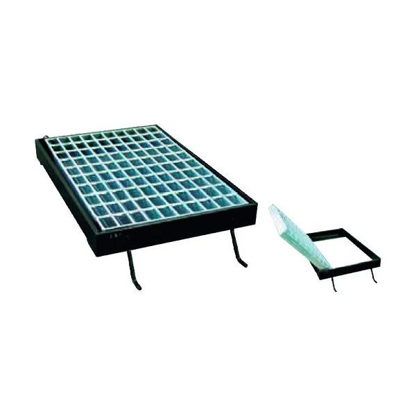 商品画像はイメージ画像です。実際とは異なる場合がございます。 ■特徴 ハイテン鋼を使用したグレーチングです。  ■仕様 旧NETIS登録番号：CB-090008-VE グレーチング 溝蓋 みぞぶた 並目  【入数】 1点 NLP3845T14T6