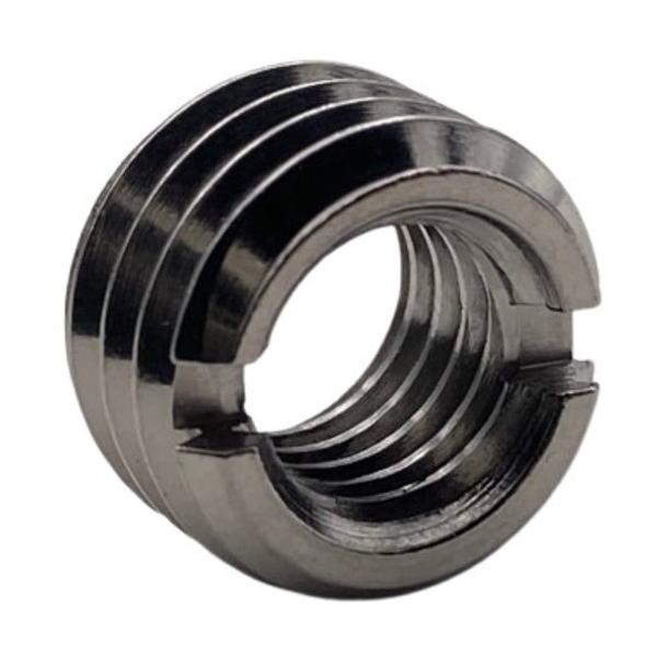 ■特徴 内外径がネジになっている変換インサートナットです。 ネジ穴に取り付けることでサイズダウンすることが可能です。 また反対にオネジに取り付けることでサイズアップすることができます。 締め込みやすいようマイナス溝があります。 ■用途 ネジ...