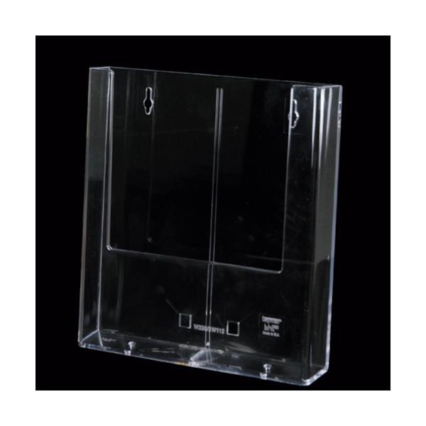 ■特長 壁面の有効的な利用が可能となります。  ■仕様 色:透明 間口(mm):236 奥行(mm):38 高さ(mm):256 段数(段):1 列:1 収納サイズ(mm)幅:232 収納サイズ(mm)奥行:30 適合紙サイズ:A4 壁面の...