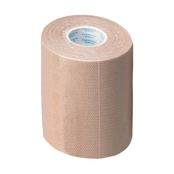 ■特徴 ●伸縮性：強撚糸（綿100％）による特殊織で圧迫性・支持性に優れています。 ●低刺激性：アクリル・樹脂粘着剤を使用しているので、皮膚への刺激が低く、カブレの心配がありません。 ●通気性：粘着面には独自の塗工を施しているため、通気性が...