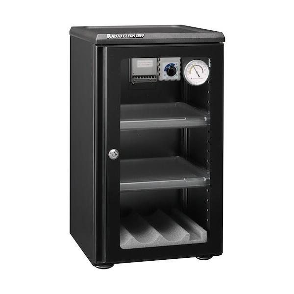 【商品説明】 ●スリムシリーズ ●使い勝手の良いトップテーブル付き！ ●庫内湿度30〜50%RH ●耐久性抜群の日本製電子ドライユニット搭載 ●光触媒と可視光LEDで庫内をクリーンに保持 ●乾燥剤の交換が不要でメンテナンスフリー ●電池交換...