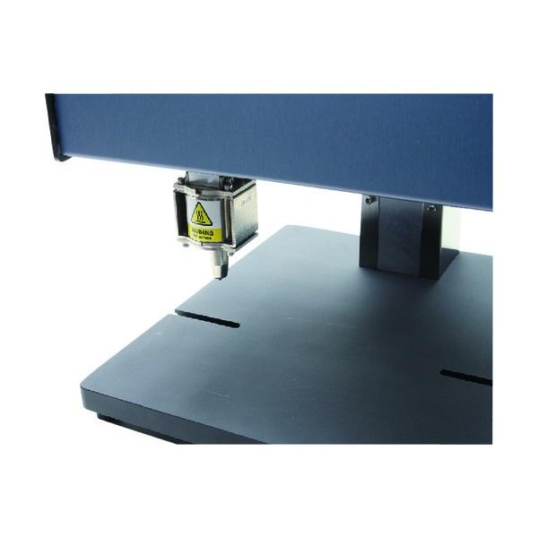 ■特徴 MarkinBOXシリーズ最大のX軸200mm×Y軸150mmの超ワイドエリアです。 ドラム缶の蓋や長尺ワークへの打刻に最適です。 エアー不要の電気式で場所を選ばず、簡単に刻印作業ができます。 インラインにも組込可能です。 BSD(...