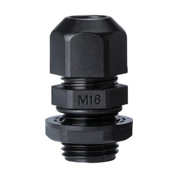 商品画像はイメージ画像です。実際とは異なる場合がございます。 ■特徴 ネジ部がＭネジ規格の汎用ケーブルグランドで低価格となっております。  ■仕様 使用温度範囲：-20℃〜+80℃　  ■材質 キャップ・コネクタ本体・ナット：ポリアミド66...