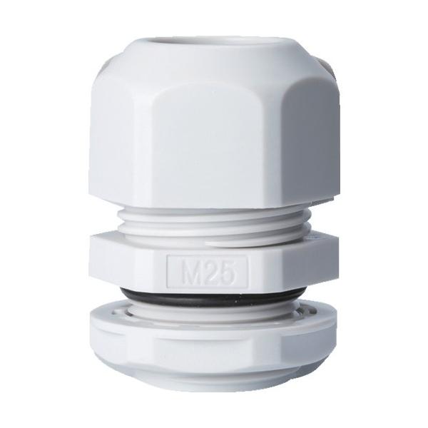 商品画像はイメージ画像です。実際とは異なる場合がございます。 ■特徴 ネジ部がＭネジ規格の汎用ケーブルグランドで低価格となっております。  ■仕様 使用温度範囲：-20℃〜+80℃　  ■材質 キャップ・コネクタ本体・ナット：ポリアミド66...