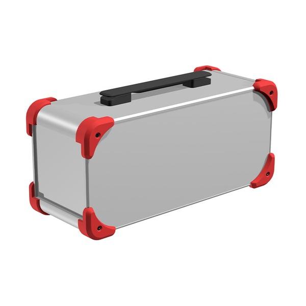 ■特徴 キャリンク゛ハント゛ル付の耐衝撃型アルミケースです。 ■用途 コーナーカ゛ート゛は弾力性のあるTPE (エラストマ) 製で、 滑りにくくコ゛ム足の役割にもなります。 ■仕様 キャリンク゛ハント゛ルの耐荷重は20Kgです。 ■材質 ア...