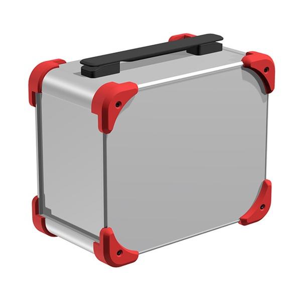 ■特徴 キャリンク゛ハント゛ル付の耐衝撃型アルミケースです。 ■用途 コーナーカ゛ート゛は弾力性のあるTPE (エラストマ) 製で、 滑りにくくコ゛ム足の役割にもなります。 ■仕様 キャリンク゛ハント゛ルの耐荷重は20Kgです。 ■材質 ア...