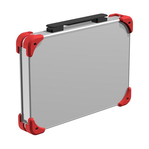 ■特徴 キャリンク゛ハント゛ル付の耐衝撃型アルミケースです。 ■用途 コーナーカ゛ート゛は弾力性のあるTPE (エラストマ) 製で、 滑りにくくコ゛ム足の役割にもなります。 ■仕様 キャリンク゛ハント゛ルの耐荷重は20Kgです。 ■材質 ア...