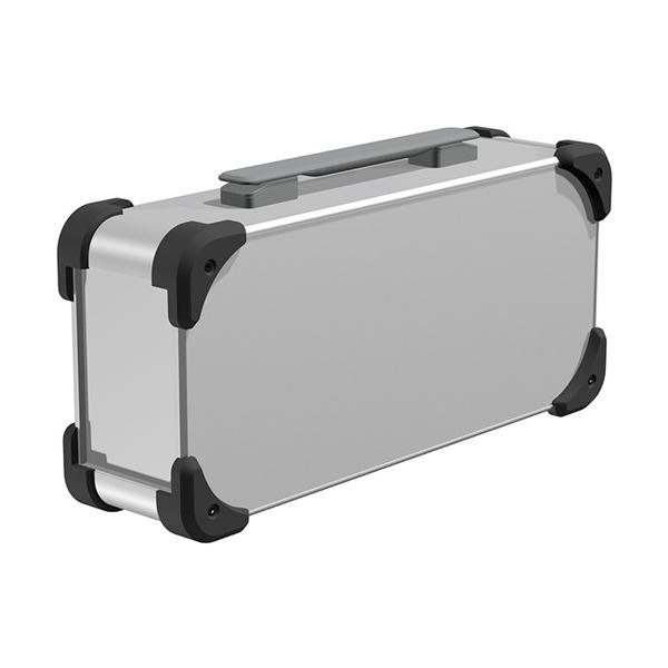 ■特徴 キャリンク゛ハント゛ル付の耐衝撃型アルミケースです。 ■用途 コーナーカ゛ート゛は弾力性のあるTPE (エラストマ) 製で、 滑りにくくコ゛ム足の役割にもなります。 ■仕様 キャリンク゛ハント゛ルの耐荷重は20Kgです。 ■材質 ア...