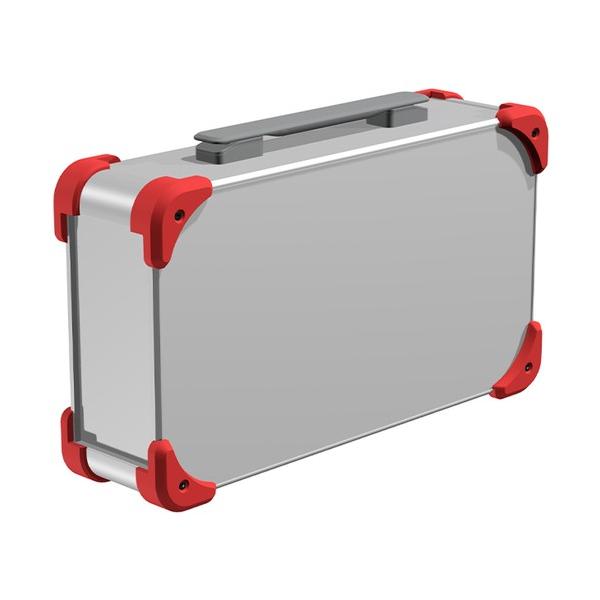 ■特徴 キャリンク゛ハント゛ル付の耐衝撃型アルミケースです。 ■用途 コーナーカ゛ート゛は弾力性のあるTPE (エラストマ) 製で、 滑りにくくコ゛ム足の役割にもなります。 ■仕様 キャリンク゛ハント゛ルの耐荷重は20Kgです。 ■材質 ア...