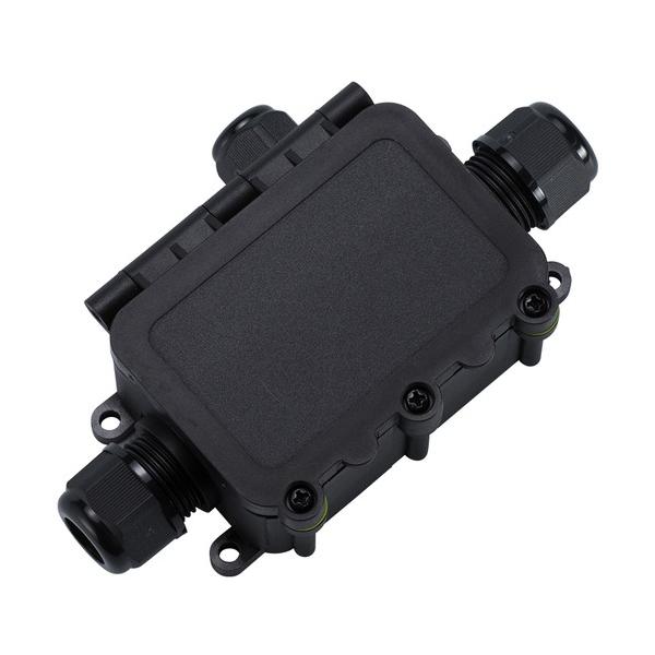 ■特徴 低価格な防水ジャンクションボックスです。 カバーがヒンジ開閉式でメンテナンスが容易です。 IP67相当の防水、端子台の結線はネジ式です。 ■仕様 保護等級:IP67相当    【カラー】 ブラック 【重量】 98G 【原産国】 中国...