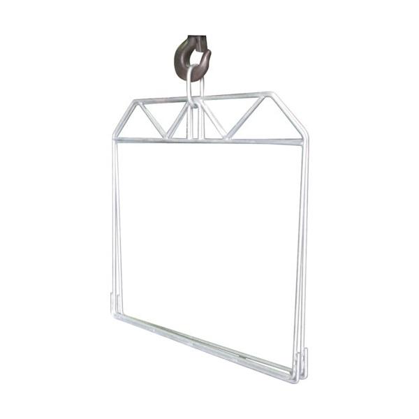 ■特徴 ボックスパレットへ装着することにより、安全に吊り下げ作業を行うことができます。  ■用途 フォークリフトの使用できない現場でのボックスパレットの積み下ろしに。 ボックスパレットのフロア間移動に。  ■材質 スチール 溶融亜鉛メッキ仕...