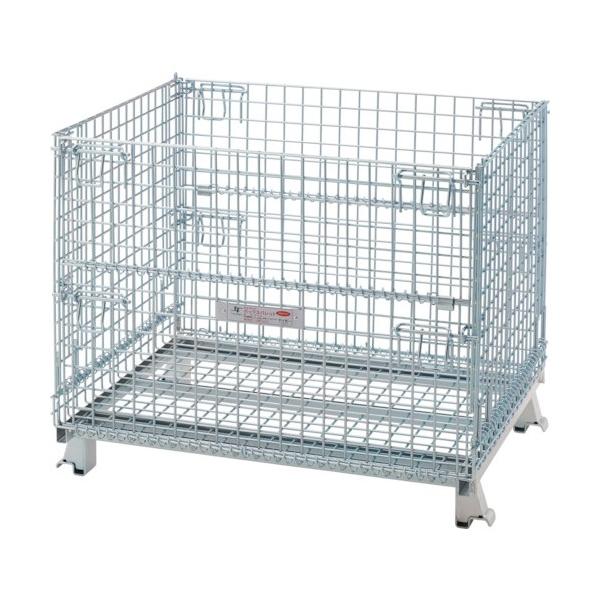 ■特徴 前後扉が下まで全開するタイプです。 クロムフリー表面処理をしています。（環境対応品） 折りたたみが簡単です。 積み重ねができ、スペースも節約できます。 丈夫で軽量です。 キャスターを取り付ければ運搬車にもなります。 フォークリフトに...