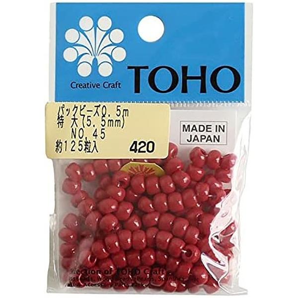 ●サイズ:外径約5.5mm  ●素材:ガラス  ●0.5m入  ●カラー:No.45  ●ガラス素材のため、強い衝撃により割れる恐れがあります。  ビーズは、摩擦や酸化により色が落ちることがあります。  お子様の手の届かない場所に保管くださ...