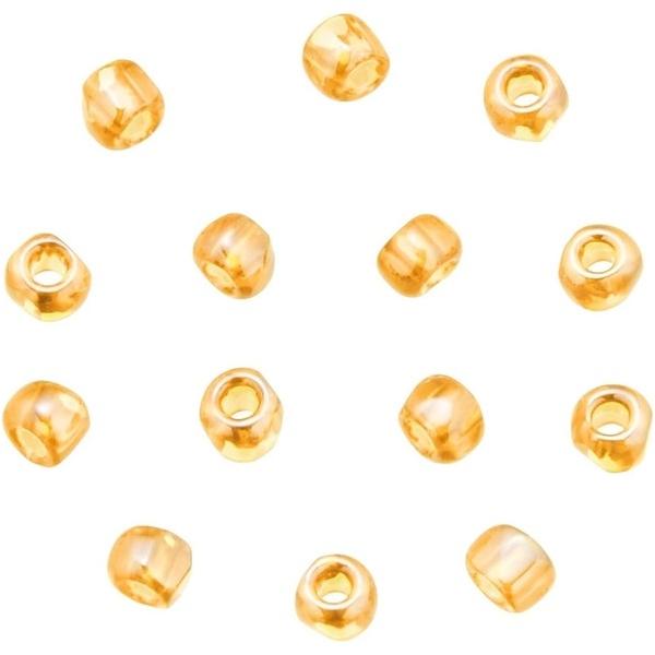 ●サイズ:外径約2.2mm  ●素材:ガラス  ●入数:1m入（約680粒）  ●ガラス素材のため、強い衝撃により割れる恐れがあります。  ビーズは、摩擦や酸化により色が落ちることがあります。  お子様の手の届かない場所に保管ください。  ...