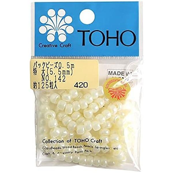 商品画像はイメージ画像です。実際とは異なる場合がございます。 TOHOビーズの定番のバラパックビーズです。  サイズ: 外径約5.5mm 素材: ガラス 入数: 0.5m入 カラー: No.161 ガラス素材のため、強い衝撃により割れる恐れ...