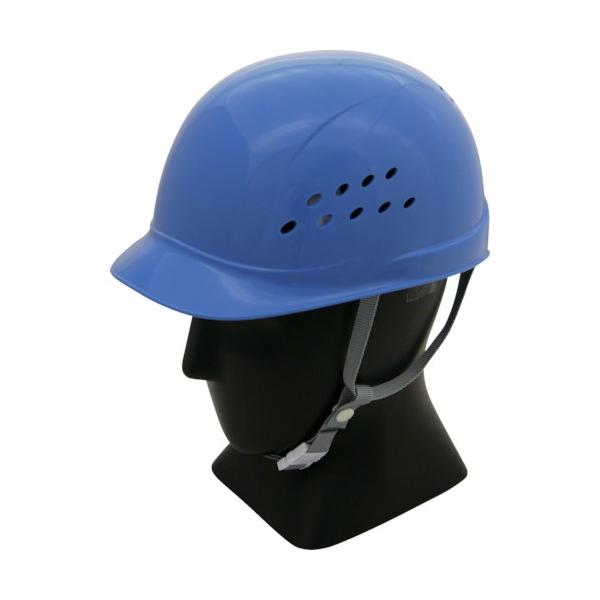 ■特徴 飛来・落下物や墜落の恐れがない作業環境で使用できる軽作業服です。 左右各9個、後頭部12個の通気孔を設置し、頭部の蒸れを緩和します。  ■仕様 あご紐付  ■材質 本体：ポリエチレン(PE)  ■注意点 ヘルメットの国家検定規格品を...