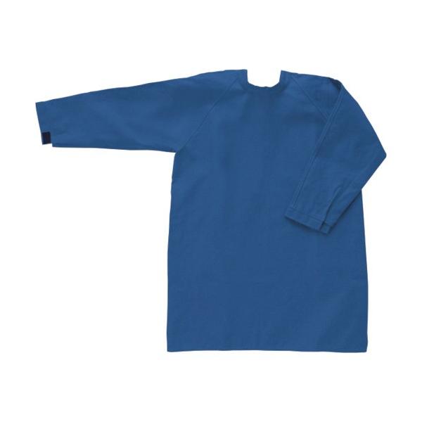 ■特徴 アラミド繊維難燃レーヨン混の袖付きエプロンです。 ■仕様 丈90cm×袖丈70cm×裾回り105cm ■材質 アラミド繊維65%難燃レーヨン35%    【サイズ】 フリー 【カラー】 ネイビー 【重量】 510G 【入数】 1枚 ...