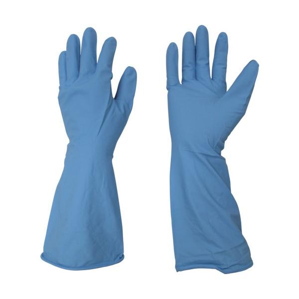 ■特徴 油に強く、耐摩耗性に優れたニトリルゴム製の手袋です。 パウダーフリー（粉なし）タイプです。 パウダーフリーで製品を汚さず衛生的です。 経済的な10双パックです。  ■用途 食品加工、精密機器組立、製品検査、印刷作業。  ■仕様 裏毛...