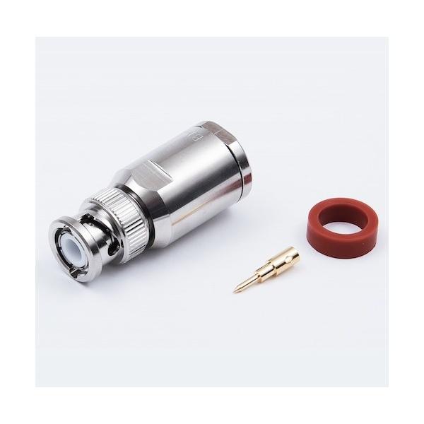 ■特徴 BNCコネクタのストレートプラグです。 ■用途 8D-2V、8D-FB、8D-FB-LITE、EM-8D-2Eケーブルに適合するBNC型ストレートプラグです。 本体は締付タイプとなっており、ケーブル接続部の堅牢性が高くなっております...