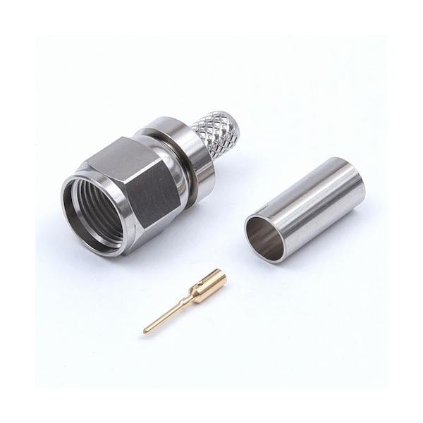 ■特徴 Fコネクタのストレートプラグです。 ■用途 3C-2V、EM-3C-2Eケーブルに適合するF型ストレートプラグです。 中心コンタクト、本体ともに圧着タイプとなっており、加工がしやすいです。 取付加工には圧着工具TA-34が必要です。...