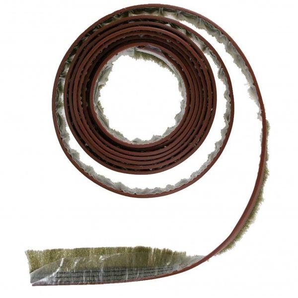 【商品説明】 平板上ブラシですき間風や光もれを防止！ ソフトなブラシを使用し、床を傷めずに、ドアの開閉がスムーズ！ 水に強く、復元力に優れているので長い間安定した性能を保ちます。  緻密で弾力性に富む毛足が、不均等なすき間もバランス良くふさ...