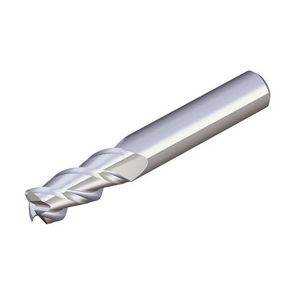 ■特徴 鋼・アルミ合金・非鉄金属の汎用加工に適しています。 3枚刃、非鉄用スクエアエンドミル（ミディアム、コーナーRタイプ）です。 超微粒子超硬母材です。 ■用途 アルミ加工用。 ■仕様 ノンコーティング・超微粒子高校母材 ■材質 UF10...