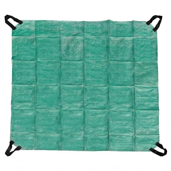 ●特長:四隅に持ち手が付いて運びやすいです。   ●用途:落ち葉や雑草、枝葉などの清掃作業用に使えます。  周囲を汚さずに園芸作業や野菜などの収穫作業に使えます。   ●耐荷重:約15kg  ●材質:ポリプロピレン  ●1.5x1.5m  ...