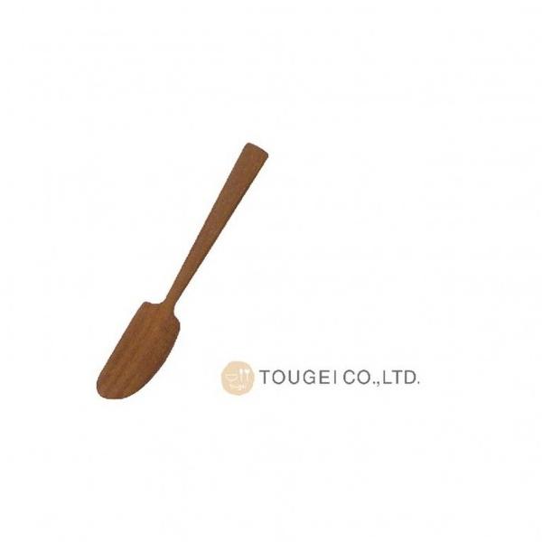 ●繊細なデザインとサオ材の色合いが、食卓を優しさと柔らかさで包み込みます。 ●サオ材のプチスパチュラ。 ●サイズ(約):95×16mm ●樹種:サオ ●塗装:ウレタン塗装 (つや消し仕上げ) ●原産国:インドネシア   【入数】 1点 ML...