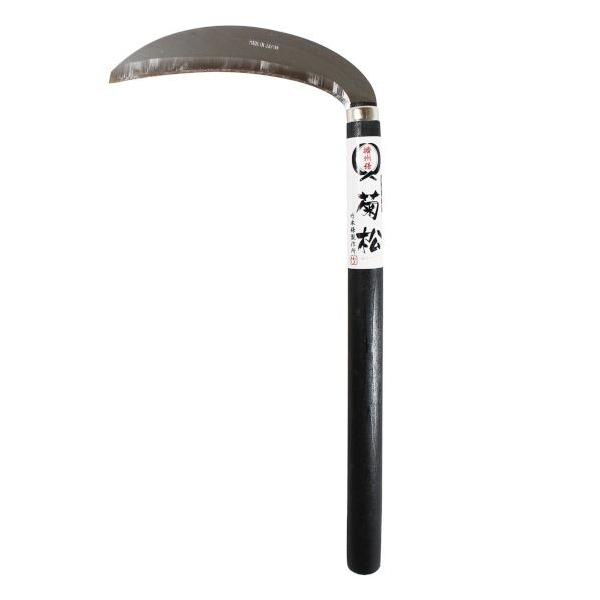 【特長】 サビに強いステンレスを使用し、片刃に仕上げ、最後にスキ仕上げをした播州鎌。  片刃にすることで薄く作ることができ、切れ味が非常によくなり、作業途中でも鎌を砥いで切れ味を良くすることができる。  スキ仕上げをすることにより刃の部分が...