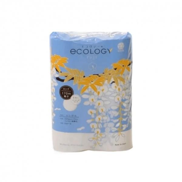 ●107mm幅170m巻  ●シングル  ●芯なし  ●再生紙  ●単品サイズ:幅230mm×奥行115mm×高さ322mm  ●入数:1箱（8パック）  ●箱サイズ:470×470×340（mm）  ●170m長巻のトイレットペーパーです...